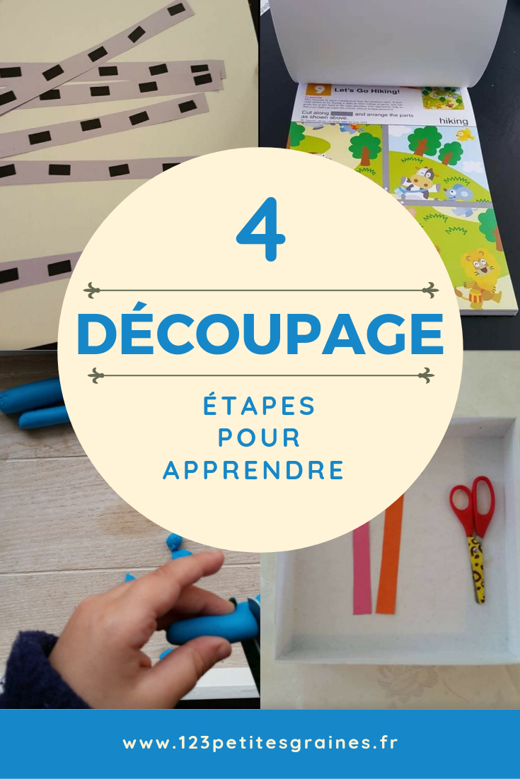 Le découpage: 4 étapes pour apprendre. - 1,2,3 petites graines