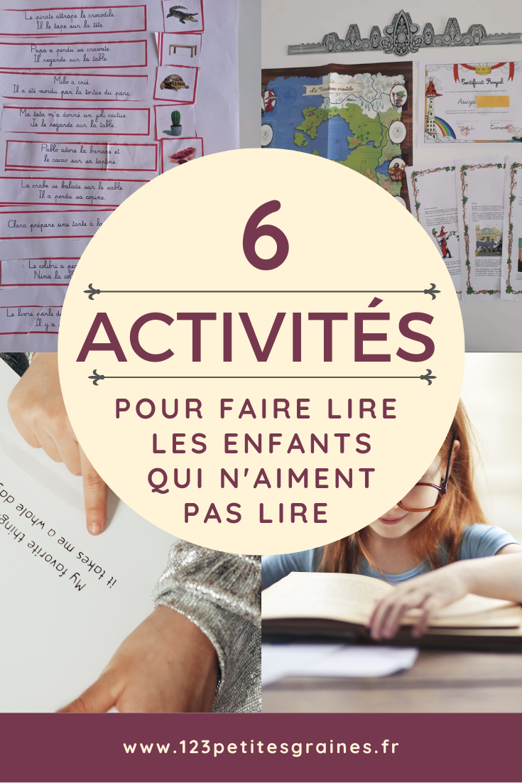 6 activités pour faire lire les enfants qui n'aiment pas lire les ...