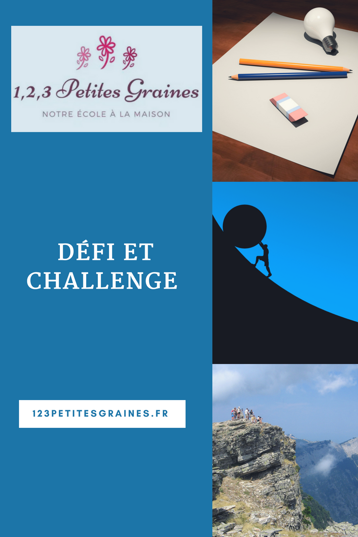 Défis et challenges - 1,2,3 petites graines