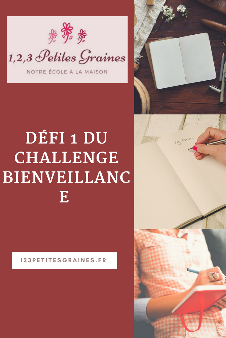 Defi #1 du Challenge bienveillance - 1,2,3 petites graines