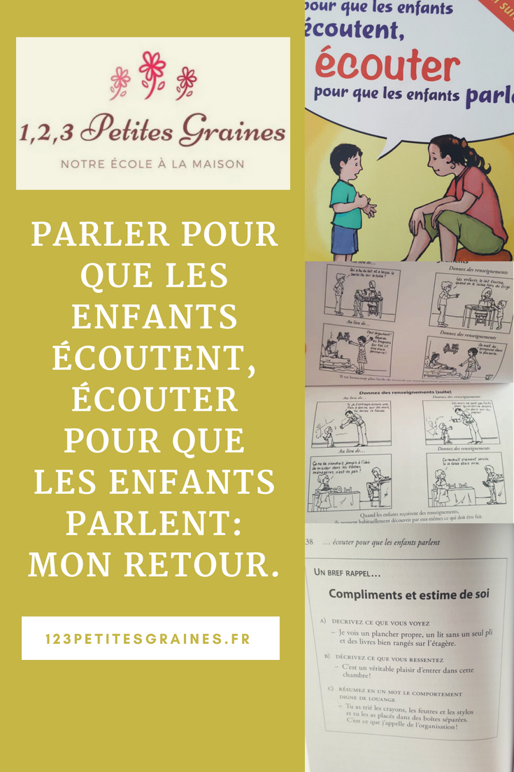 Parler pour que les enfants écoutent, écouter pour que les enfants ...
