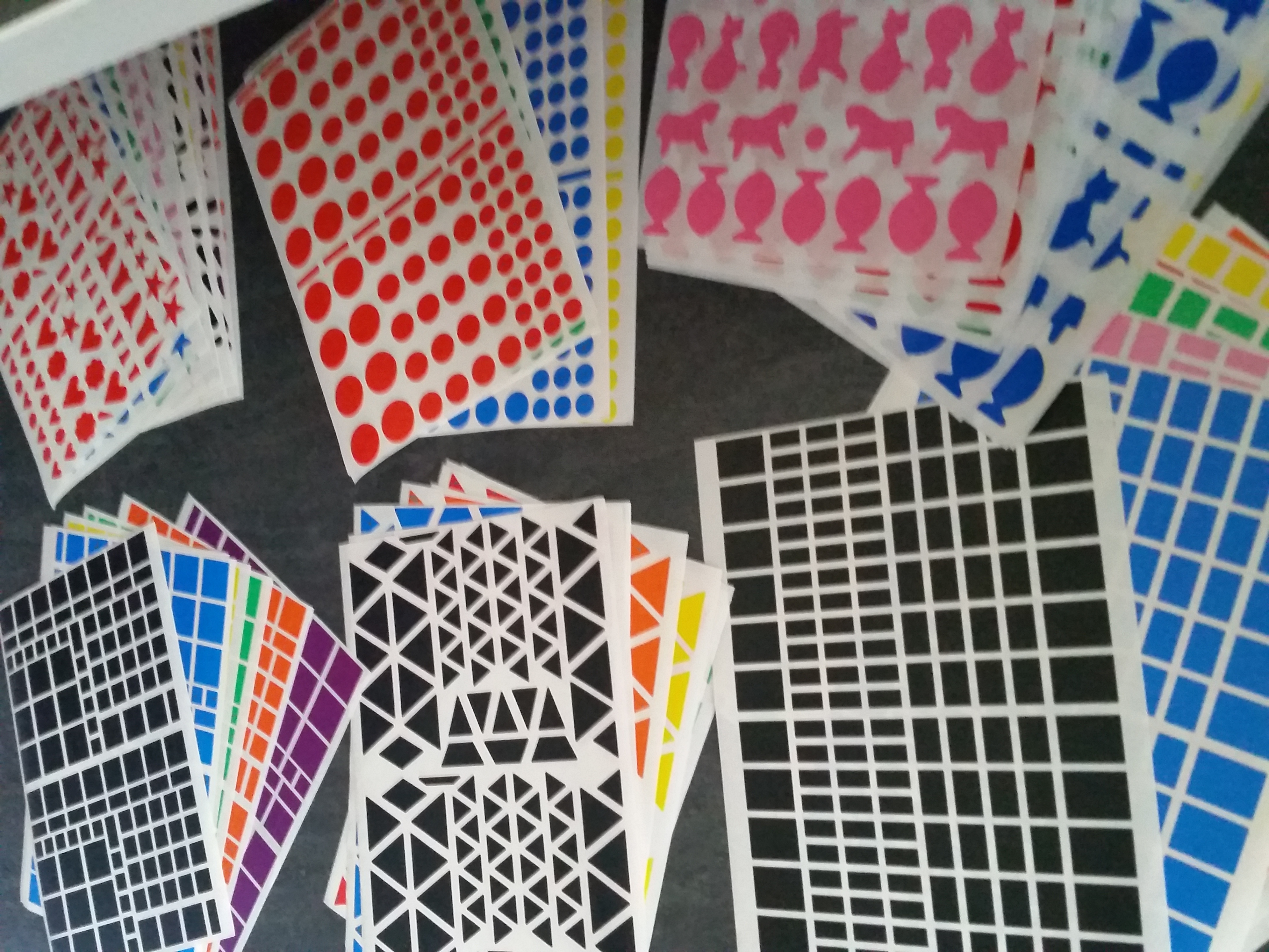 Gommettes enfants pas chères - 1,2,3 petites graines